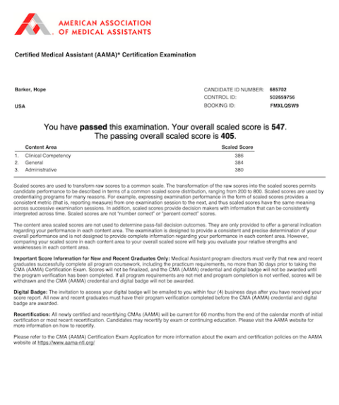 Take a Free AAMA CMA Practice Test | Smarter MA