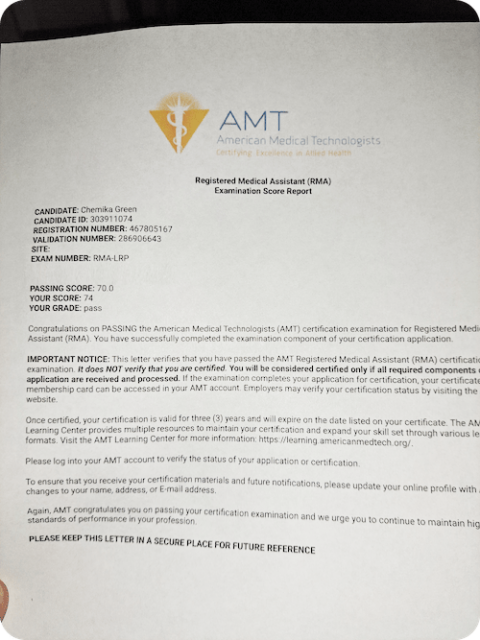 Take a Free AMT RMA Practice Test | Smarter MA